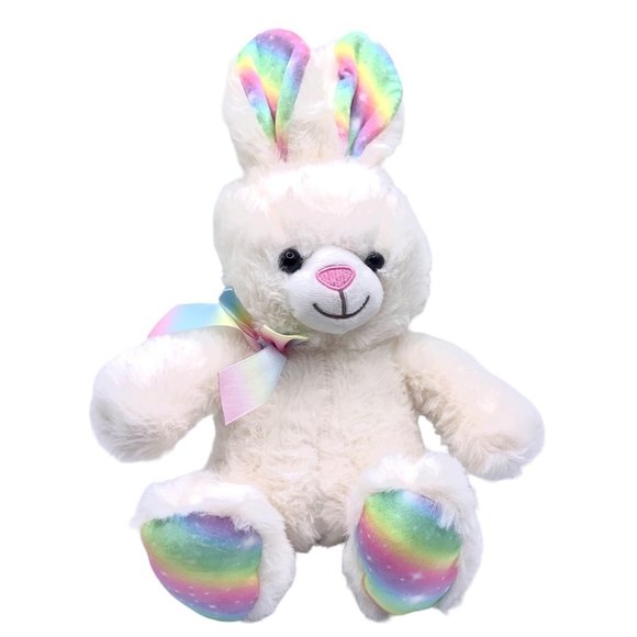 Kelly Toys | Toys | Kelly Toys Bunny Rabbit Rainbow Accent Ears Bow ...